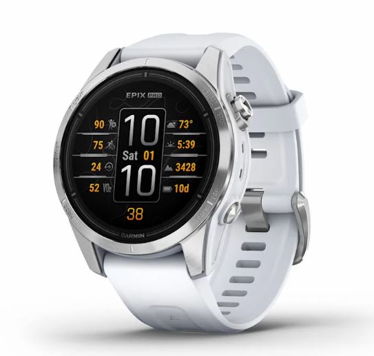 epix™ Pro (Gen 2) – Standard Edition | 42 mm Silver with Whitestone Ba ...
