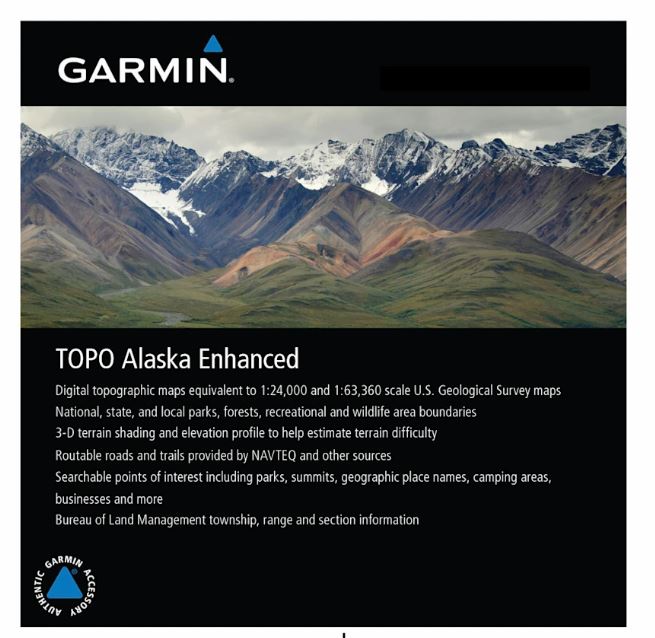 TOPO Alaska Enhanced microSD™/SD™ card – Mil-Bar