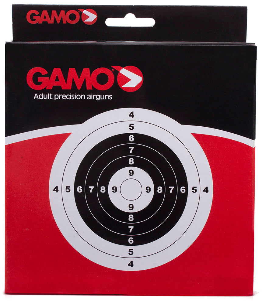 Gamo PAPER TARGETS, BULLSEYE (100 PK) – Mil-Bar
