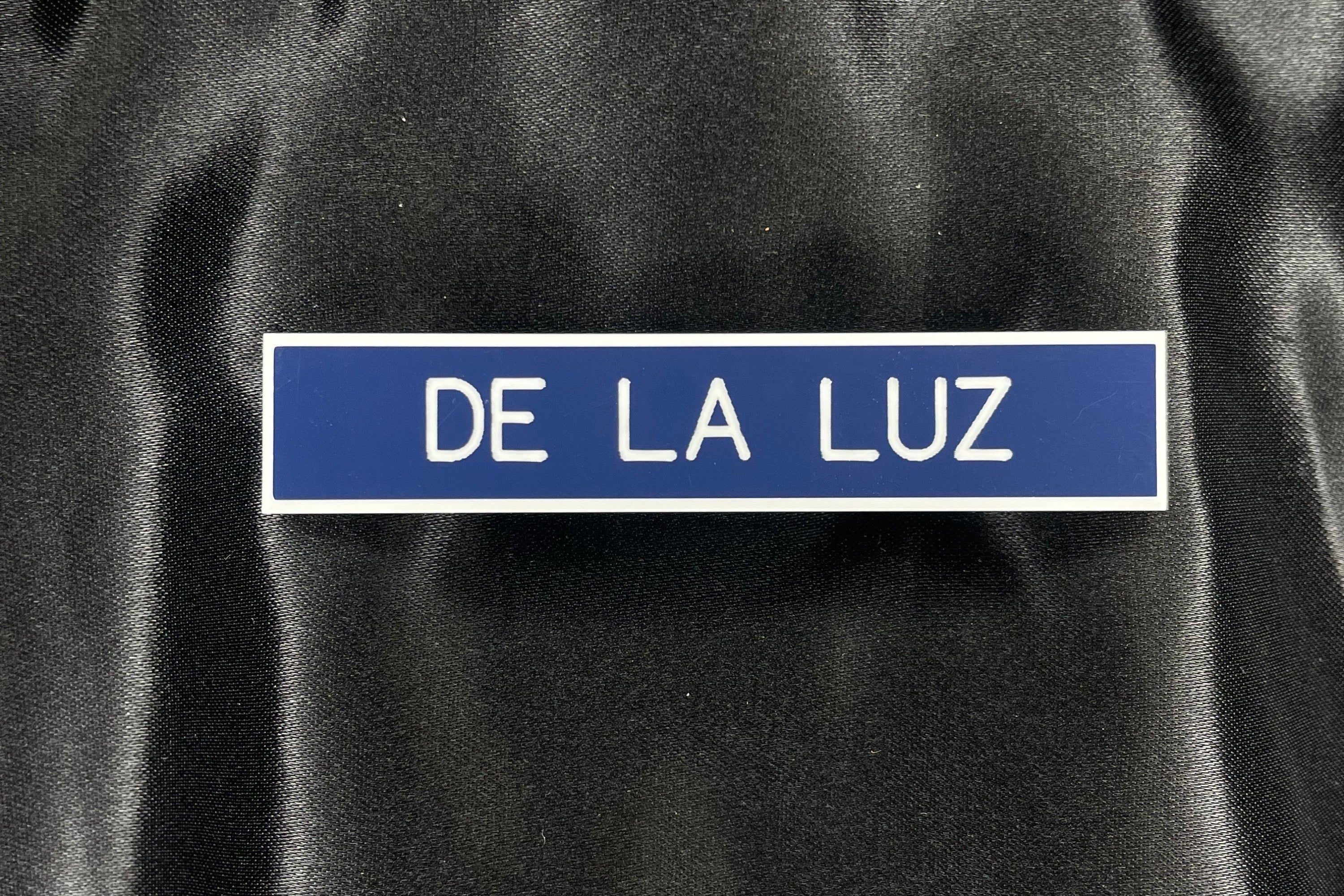 AF Blue Nameplate Engraved – Mil-Bar
