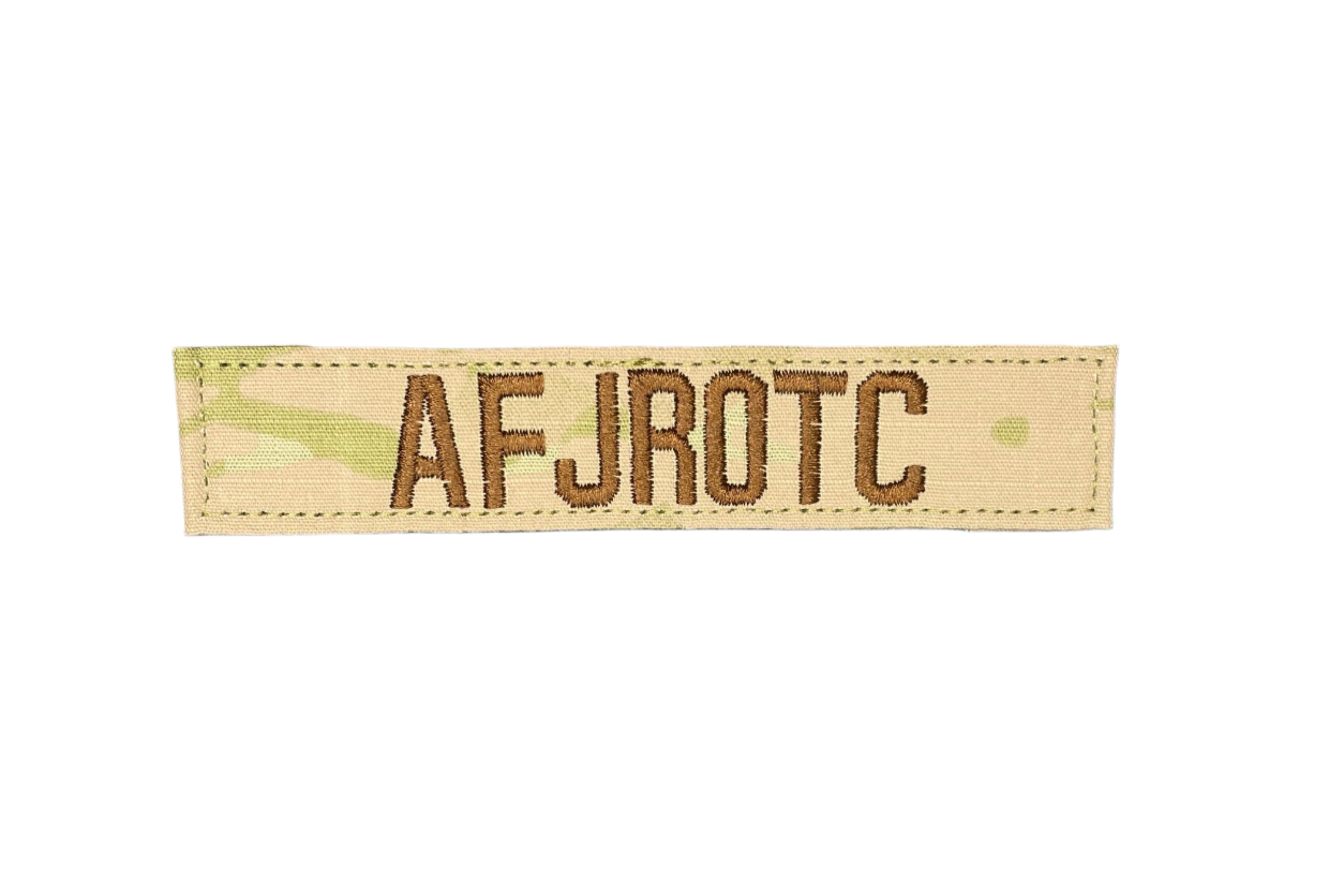 'AFJROTC' OCP Branch Nametape w- Velcro Attachment – Mil-Bar