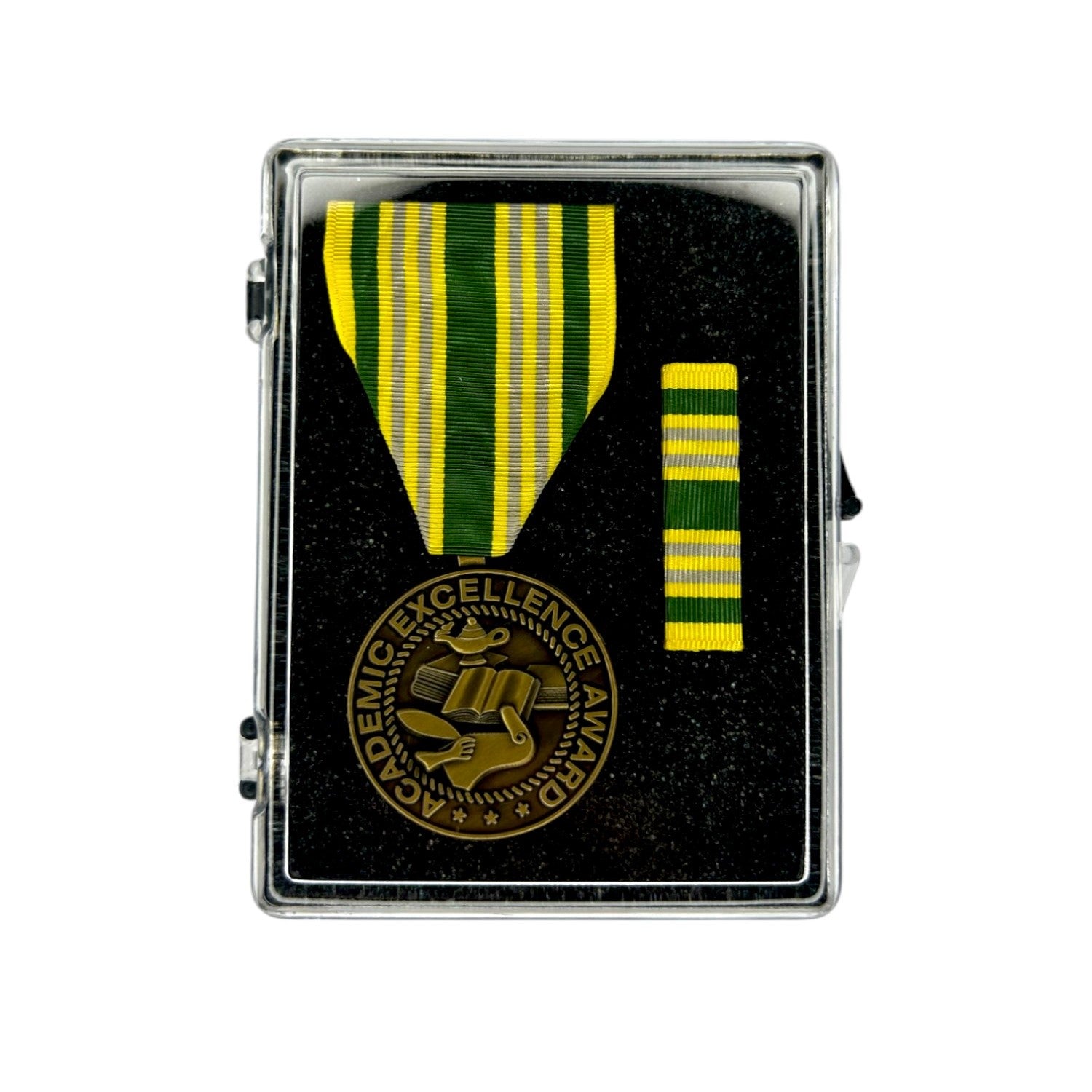 N-SERIES STOCK MEDAL SET -Academic Excellence Medal, Ribbon & Drape Se ...