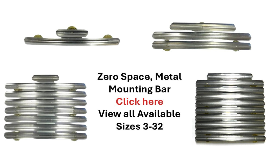 Metal Zero Space Mounting Bars – Mil-Bar