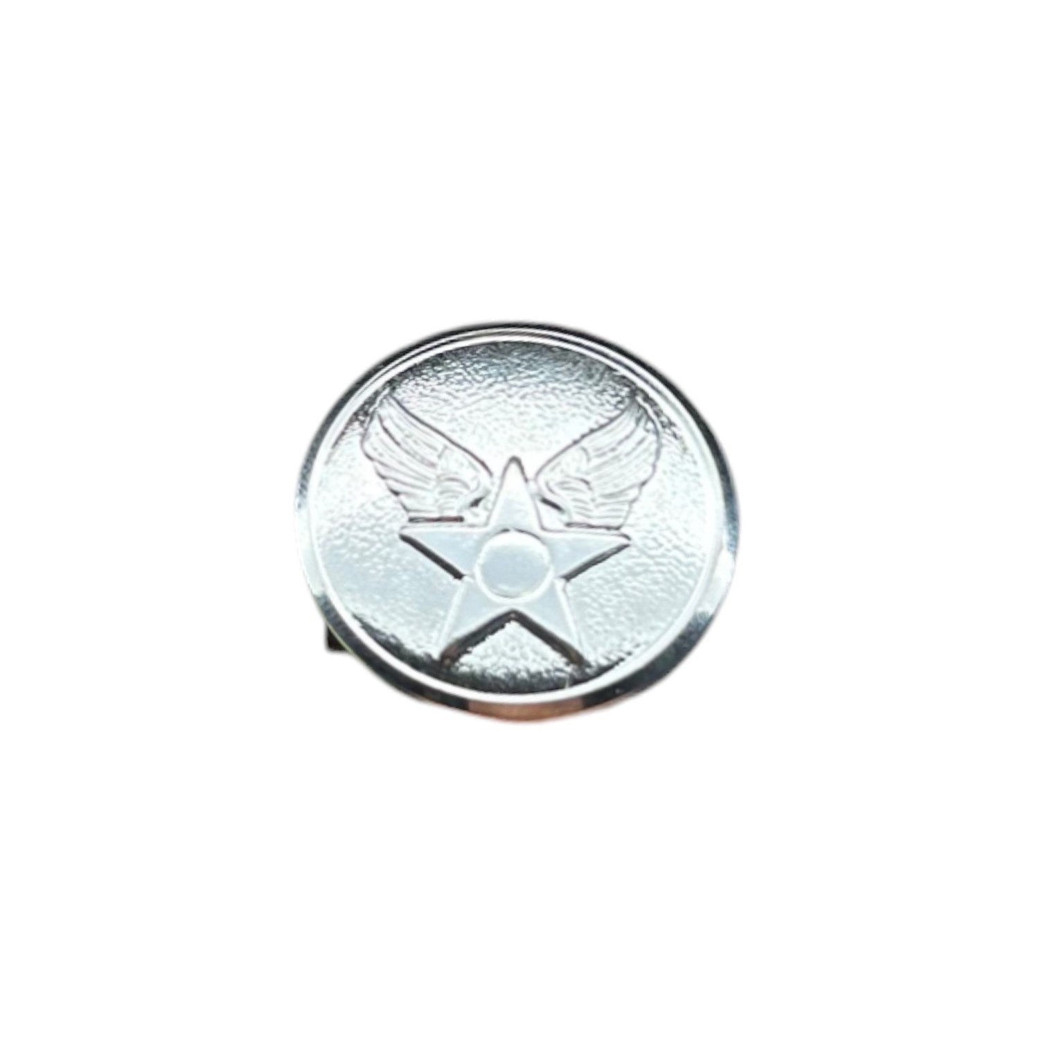 Chrome Hap Arnold Wing Buttons (3 per pack) – Mil-Bar